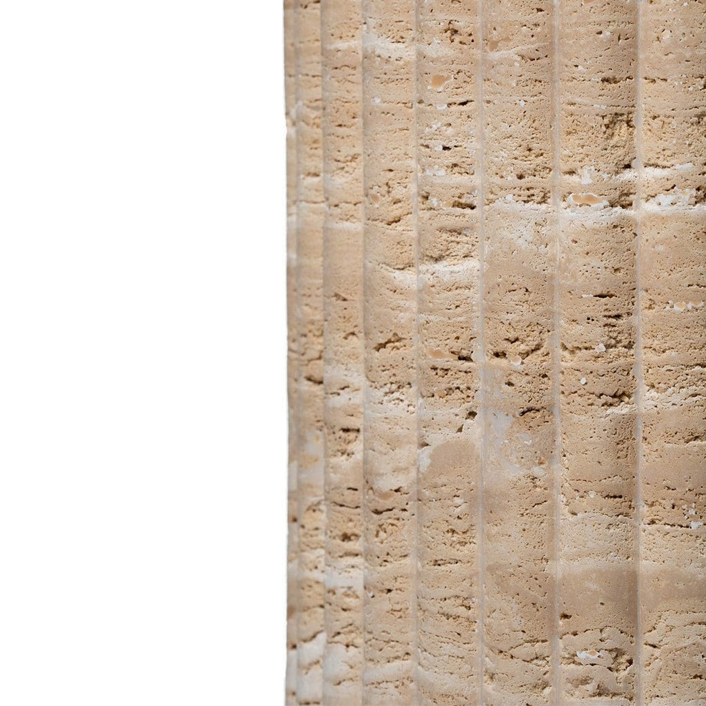 Fluted Plinth - Travertine – Natural Stone Co